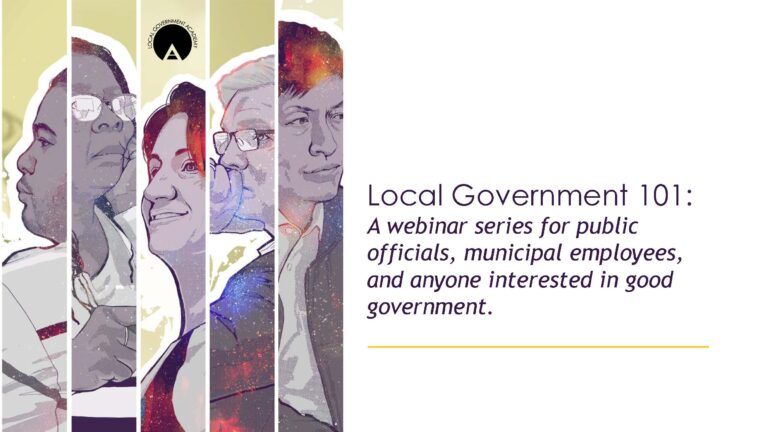 Local Government 101 – Local Government Academy